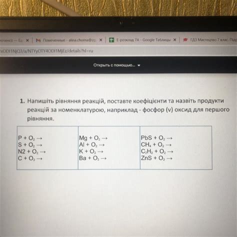Напишіть рівняння реакцій поставте коєфіцієнти та назвіть продукти реакцій за номенклатурою