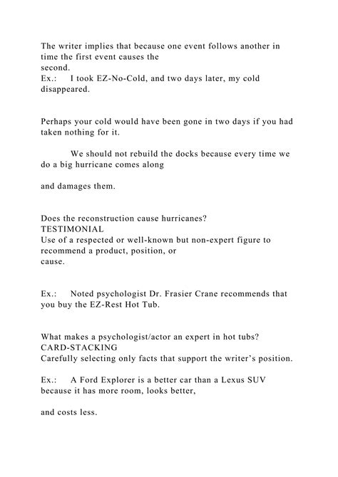 Reading Common Fallacies Or Errors In Reasoning Rev Juldocx