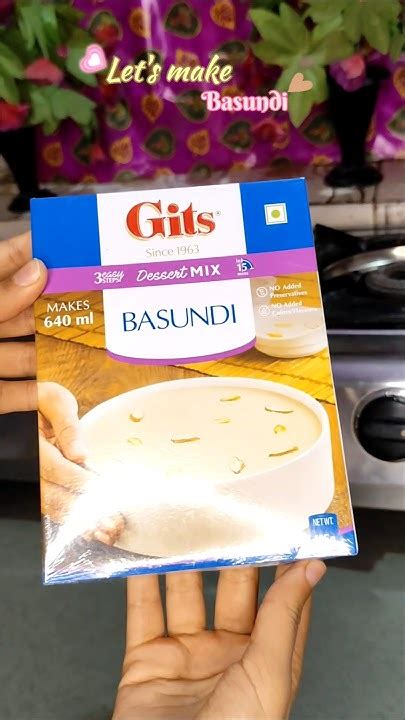 Gits Basundi 3 Easy Steps Dessert Mix Easyrecipe Quickrecipe