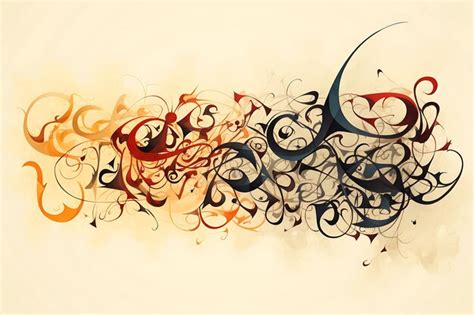 Premium Photo Arabic Script Artistry