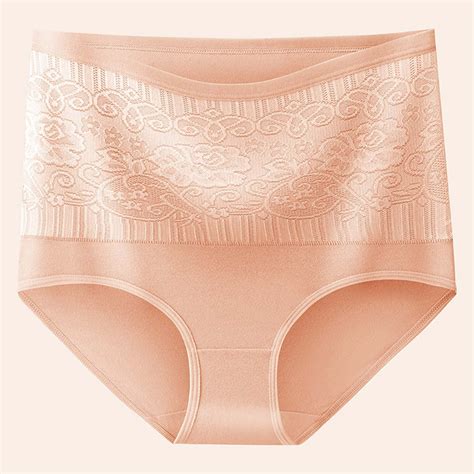 Dasayo High Waist Womens Panties Cotton Tummy Control Plus Size Butt