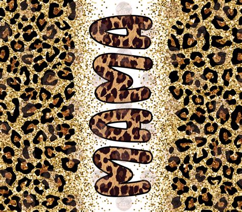 Glitter Cheetah Print