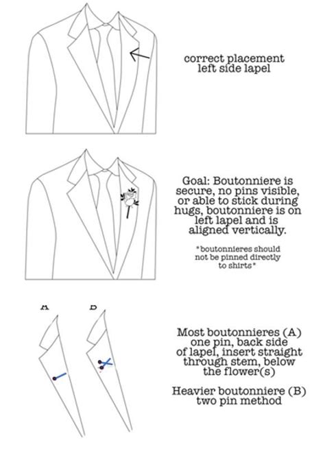 Reliable And Easy Steps To Pin On A Boutonniere