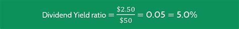 Dividend Yield Ratio Formula Calculator Updated 2020