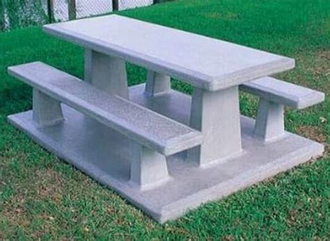 102 Concrete Picnic Table Picnic Furniture
