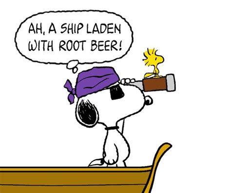 Pirate Snoopy Searching For His Next Victim Snoopy And Woodstock Snoopy Victims