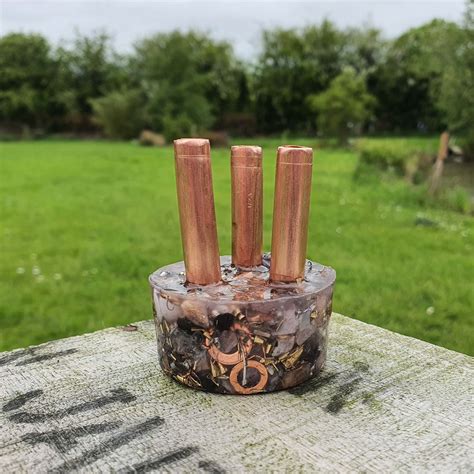 Mini Cloudbuster 3 Pipe Chembuster Orgonite Emf Protection