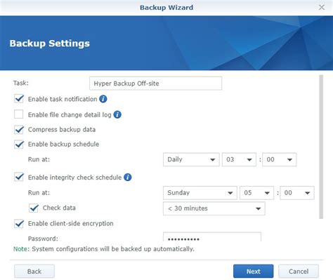 Backup A Synology NAS To A Remote NAS In WunderTech