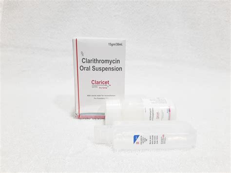 Claricet Dry Syrup Clarithromycin Oral Suspension Orion Life Science