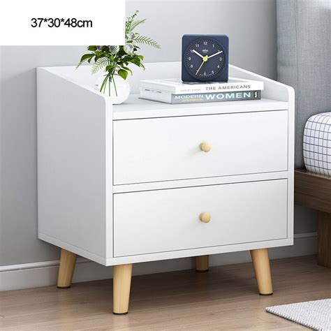 Modern Mini Small Bedside Table Simple Nordic Net Grandado
