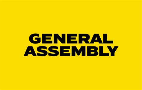 General Assembly Identity On Behance