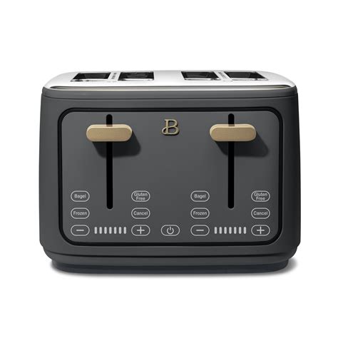 Beautiful 4 Slice Toaster Oyster Grey By Drew Barrymore