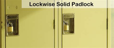 Lockwise 4 Digit Heavy Duty Combination Padlock Weatherproof Combination Lock For Gym Locker