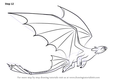 How To Draw Toothless Flying From How To Train Your Dragon How To