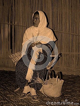 Unidentified Bedouin Women Wears Traditional Clothing Editorial Image
