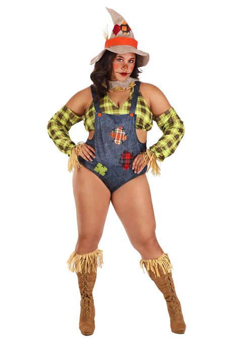 Womens Plus Size Sexy Country Scarecrow Costume Scarecrow Costumes