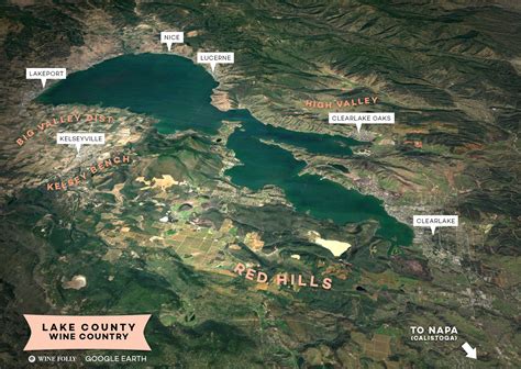 California Wine Country Map