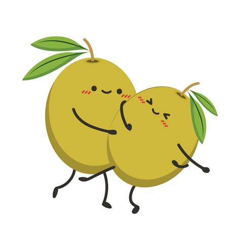 Olive Character Design Olive Vector Olive On White Background