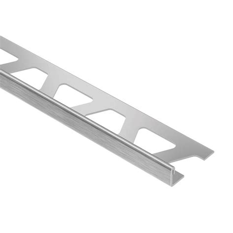 Schluter Schiene Eb Straight Edge Brushed Stainless Steel V2a 2 5m