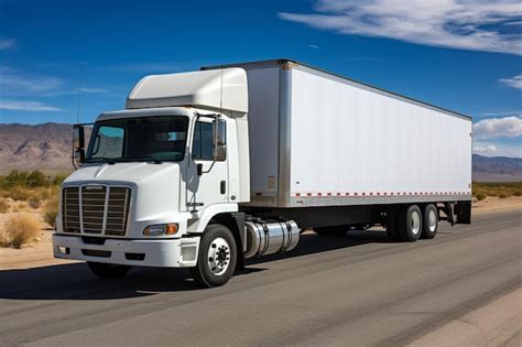 Premium Photo Side View Box Truck