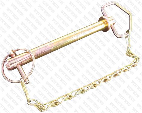 Tech Team 852 Hitch Pin With Chain And Linchpin Is 58” Diameter X 6