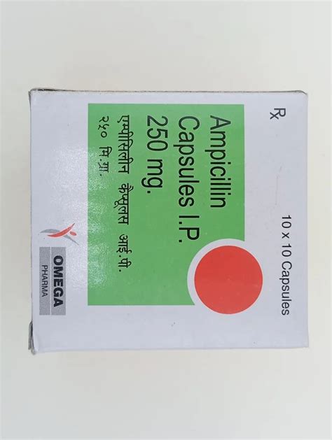 Ampicillin 250 Mg Capsule At ₹ 232box In Mumbai Id 2853132891962