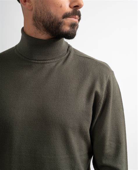 Pull Homme Kaki Hakoo Sun Valley