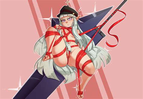 Rule 34 Bard Bot Breasts Buster Sword Elf Female Hair Hi Res Humanoid