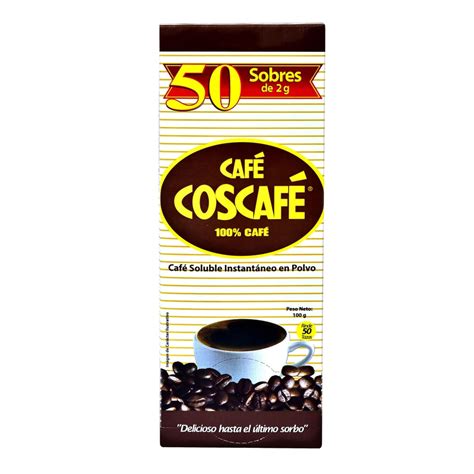 Comprar Café Coscafé Display 50 Sobres 100 G Walmart El Salvador