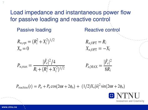 Ppt Ntnu Wave Energy Colloquia Comparison Of Control Strategies For