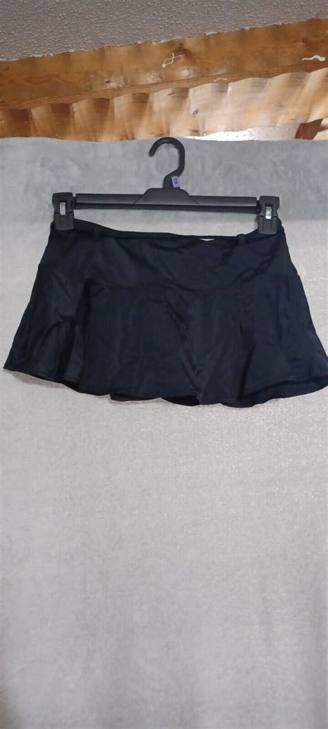 No Boundaries Black Belted Tankini Swim Skirt Cover U Gem
