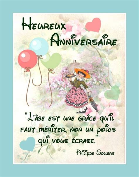 Cartes Anniversaires Citations à Imprimer Balades Comtoises Carte