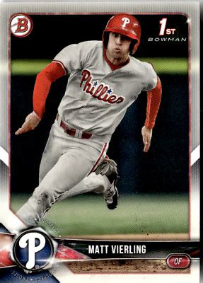 2018 Bowman Draft Bd 2 Matt Vierling Ebay