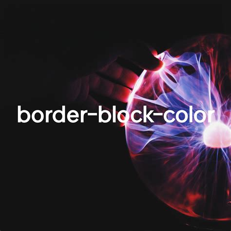 Border Block Color 속성은 블록위쪽아래쪽 테두리 색 속성을 설정합니다