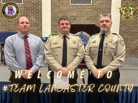 Lancaster 🎉 Congratulations Correctional Officer Michael Chipman 🎉