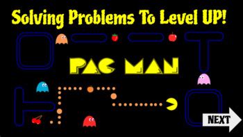 Pac Man Word Problems By Elementary Tribe Lessons Tpt