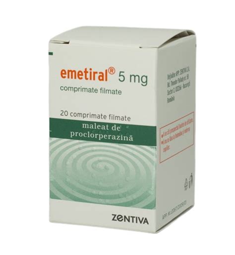 Emetiral 5mg 20 Comprimate Filmate Zentiva Dr Max Farmacie