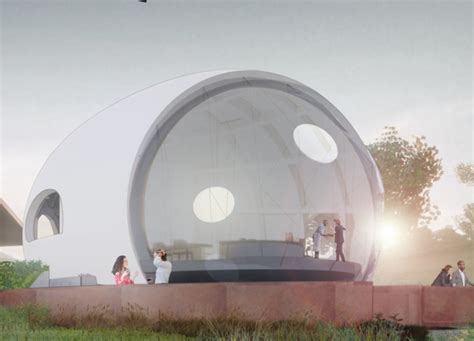 Architecture Project Circular Structure With Expansive Views And