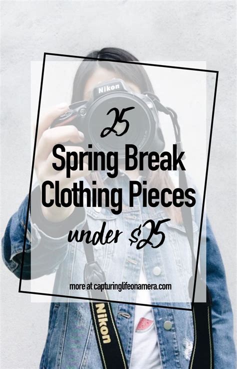 25 Spring Break Clothing Pieces Under 25 Natalie Park Spring Break