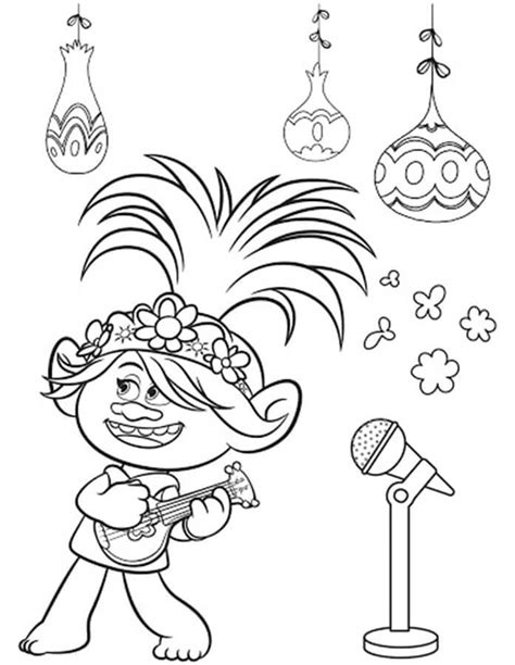 Dreamworks Trolls Poppy Coloring Page Download Print Or Color Online