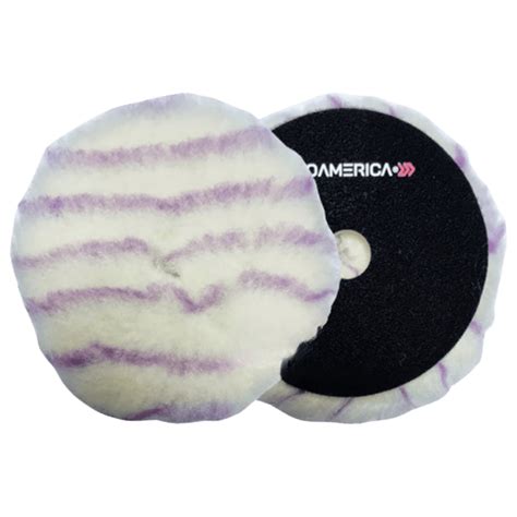 Boina De Lã Híbrida Autoamerica Purple Pad 5 Para Polimento Automotivo