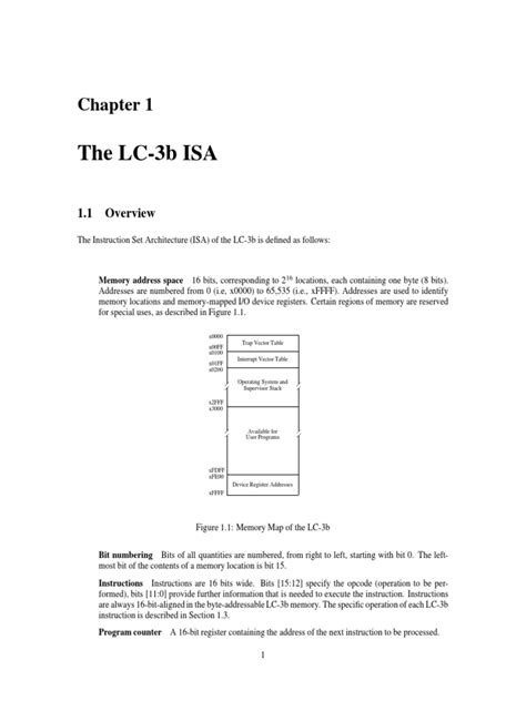The Lc 3b Isa 11 Overview Pdf Subroutine Inputoutput