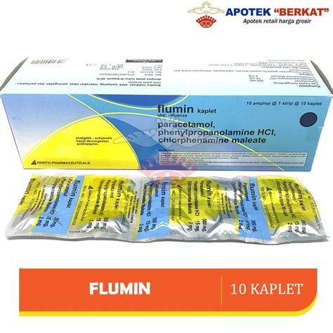 Jual Flumin Tablet Obat Flu Tab Kaplet 10s 10 Strip Shopee Indonesia