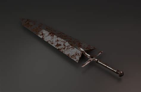 Black Clover Asta Demon Slayer Sword 3d Model Cgtrader