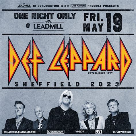 Def Leppard Live At The Leadmill Sheffield Def Leppard