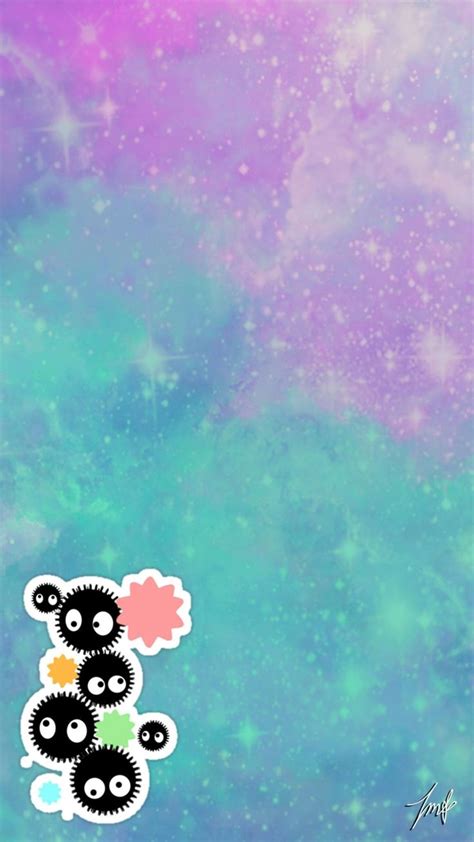 Studio Ghibli Soot Sprite Iphone 8 Wallpaper Cute Wallpaper