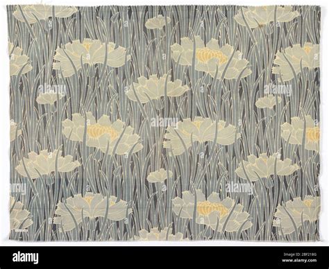 Viper Grass Tall Blue Grasses Outlined In White Interspersed With Large Pale Blue And Yellow