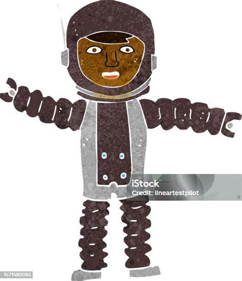 Cartoon Astronaut Stock Illustration Download Image Now Adult Art