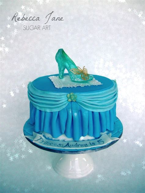 Cinderella Glass Slipper Cake