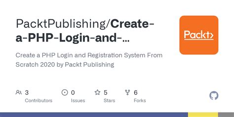Create A Php Login And Registration System From Scratch Index Php At Master